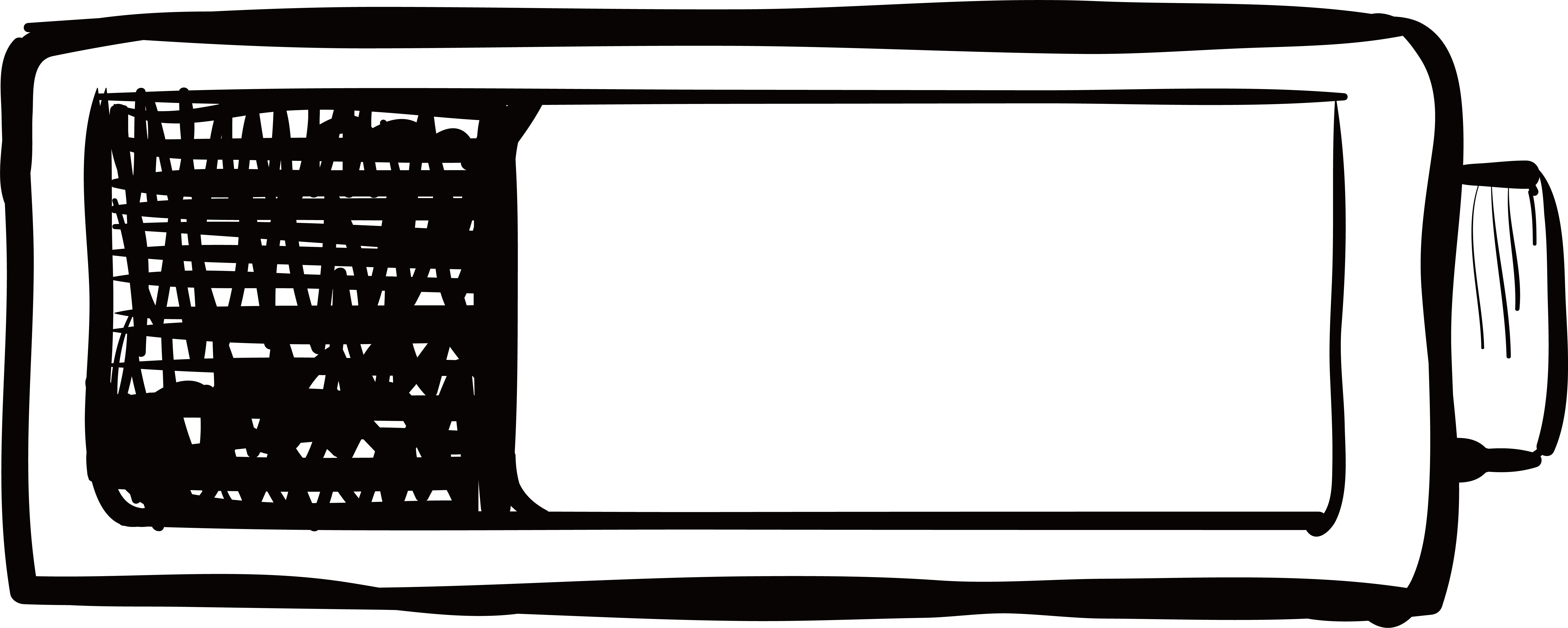 Download Square Vector Hand Drawn - Hand Drawn Battery Png - ClipartKey