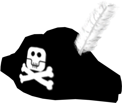 Download Roblox Headgear Hat Cap Piracy - Transparent Background Pirate ...