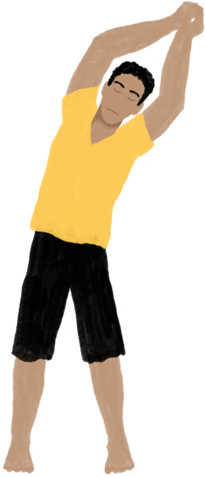 Download Calm Stretch - Standing - ClipartKey