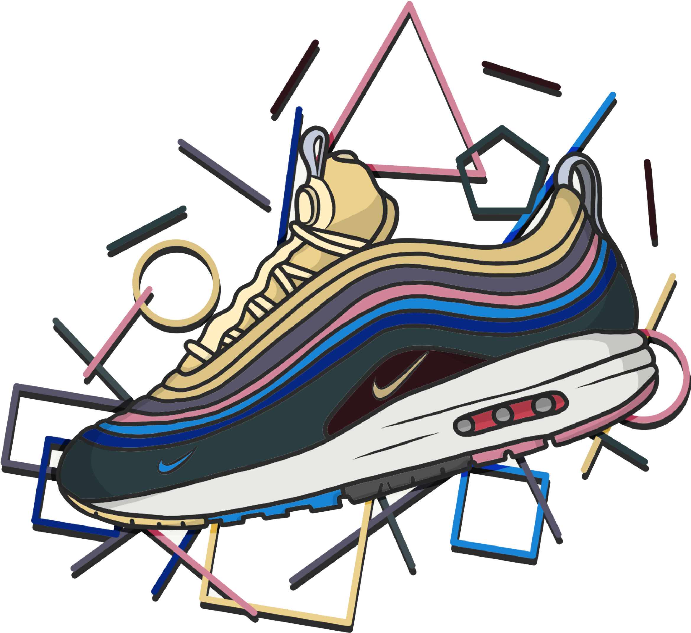 Download - Air Max 1/97 Sean Wotherspoon Clipart , Png Download - Air ...