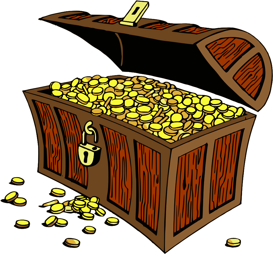 Download Buried Treasure Clip Art - Transparent Treasure Chest Clipart ...