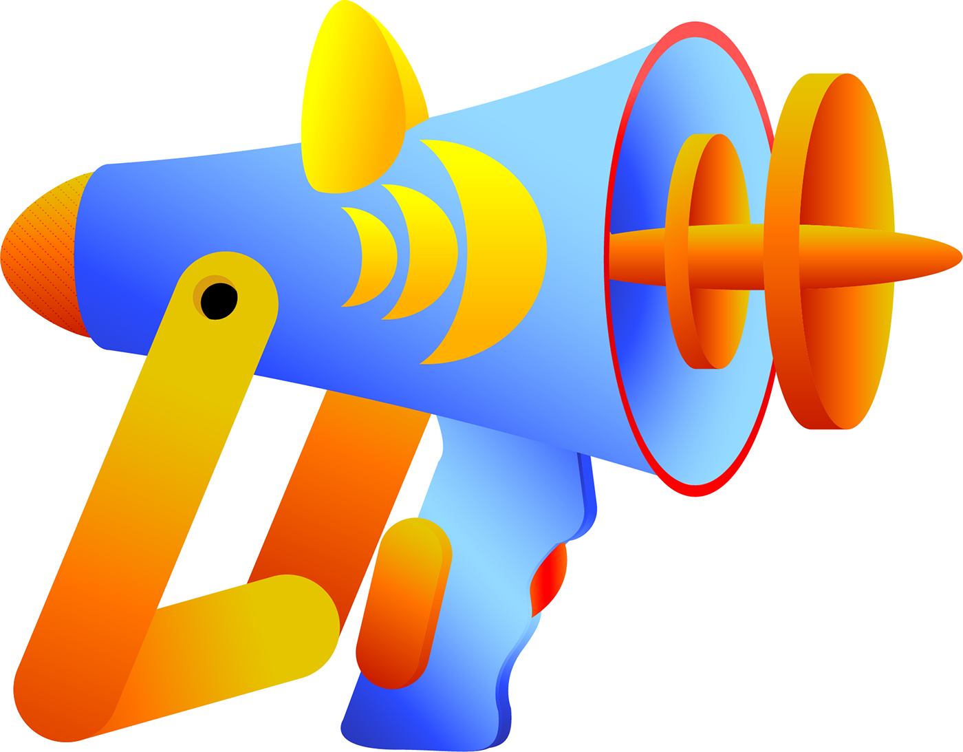 Download I Was Tasked With Creating A Toy Gun As A Project Clipart ...