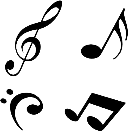 Download Musical Note Clip Art - Transparent Clear Background Music ...