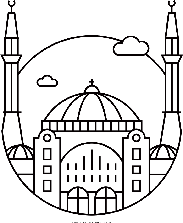 Download Istanbul Coloring Page - ClipartKey