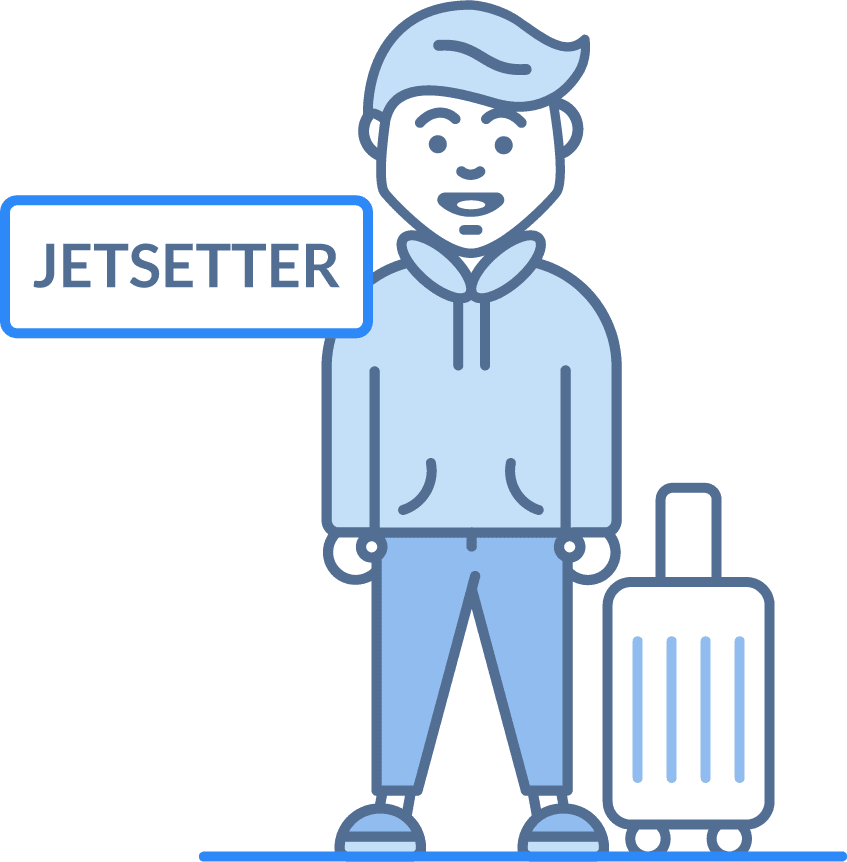 Download Jetsetter - Cartoon - ClipartKey