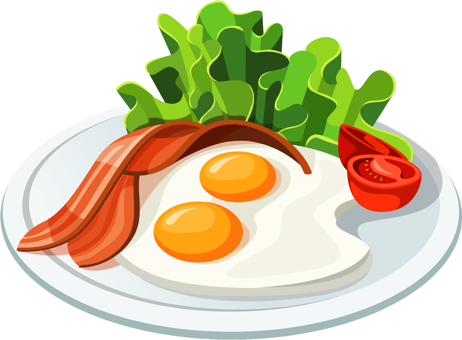 Download Breakfast Food Clipart - Transparent Food Vector Png - ClipartKey