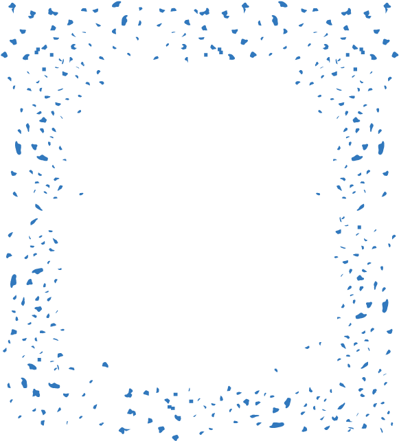 Download Transparent Confetti Border Clipart - Blue Confetti Overlay ...