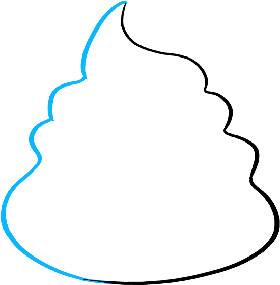 Download How To Draw Poop Emoji - Draw Poop - ClipartKey