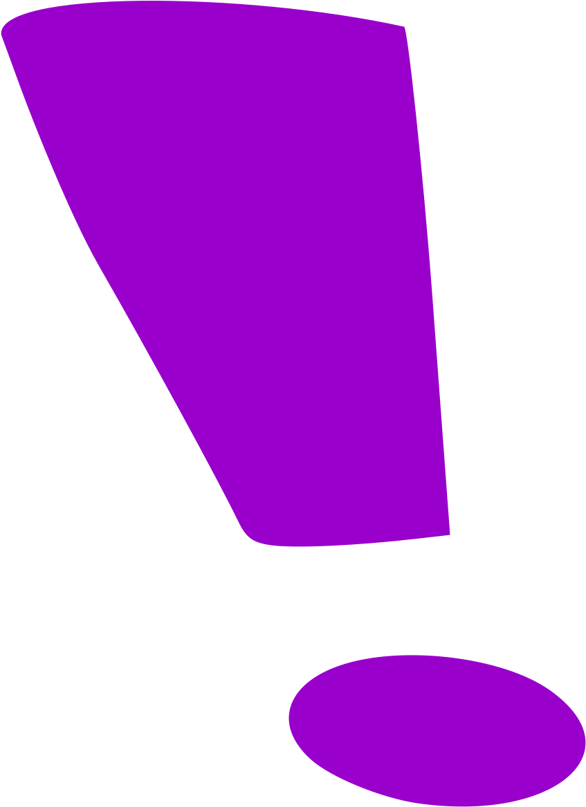 Download Purple Exclamation Mark - ClipartKey