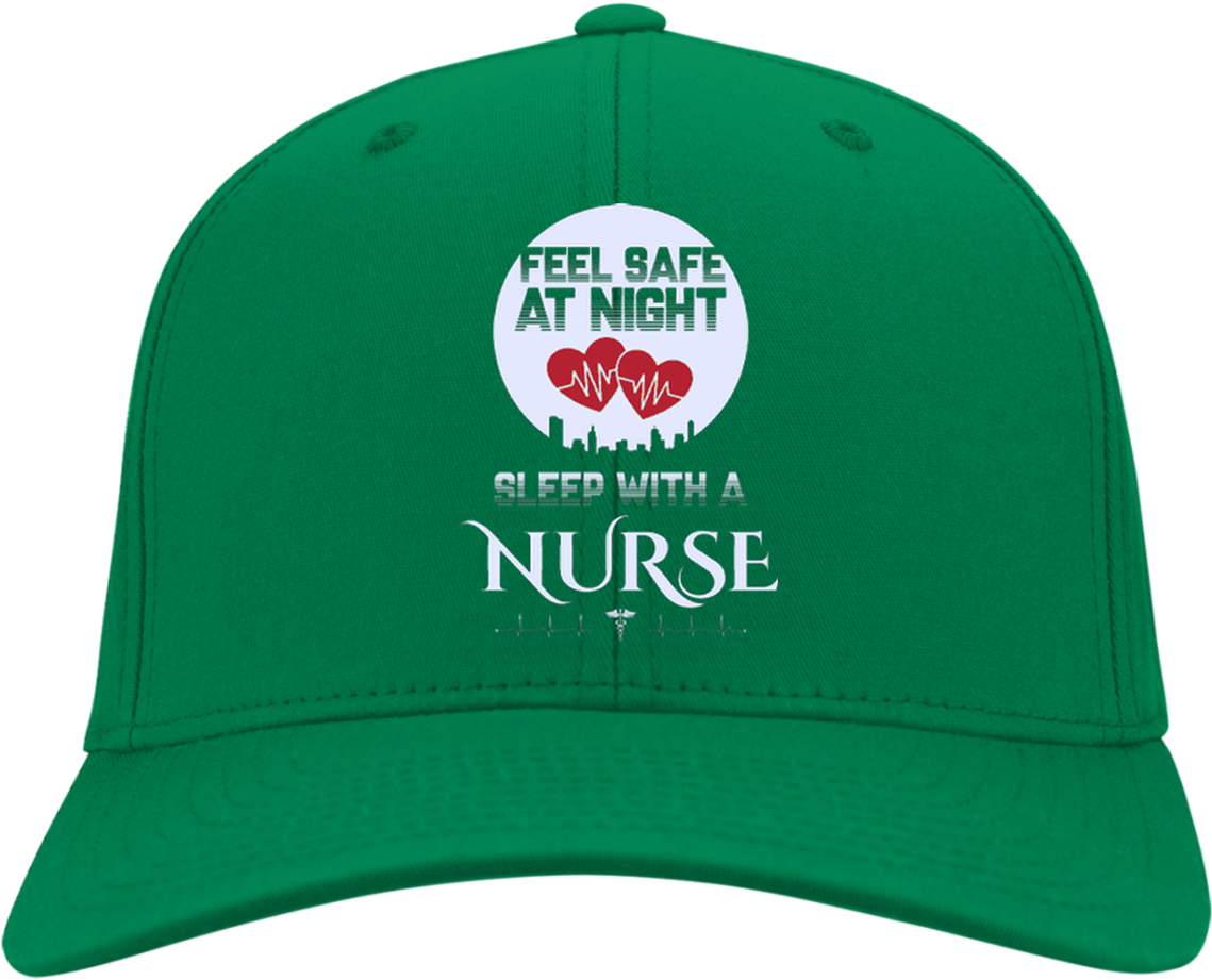 Download Feel Safe At Night Sleep With A Nurse - Baseball Cap - ClipartKey