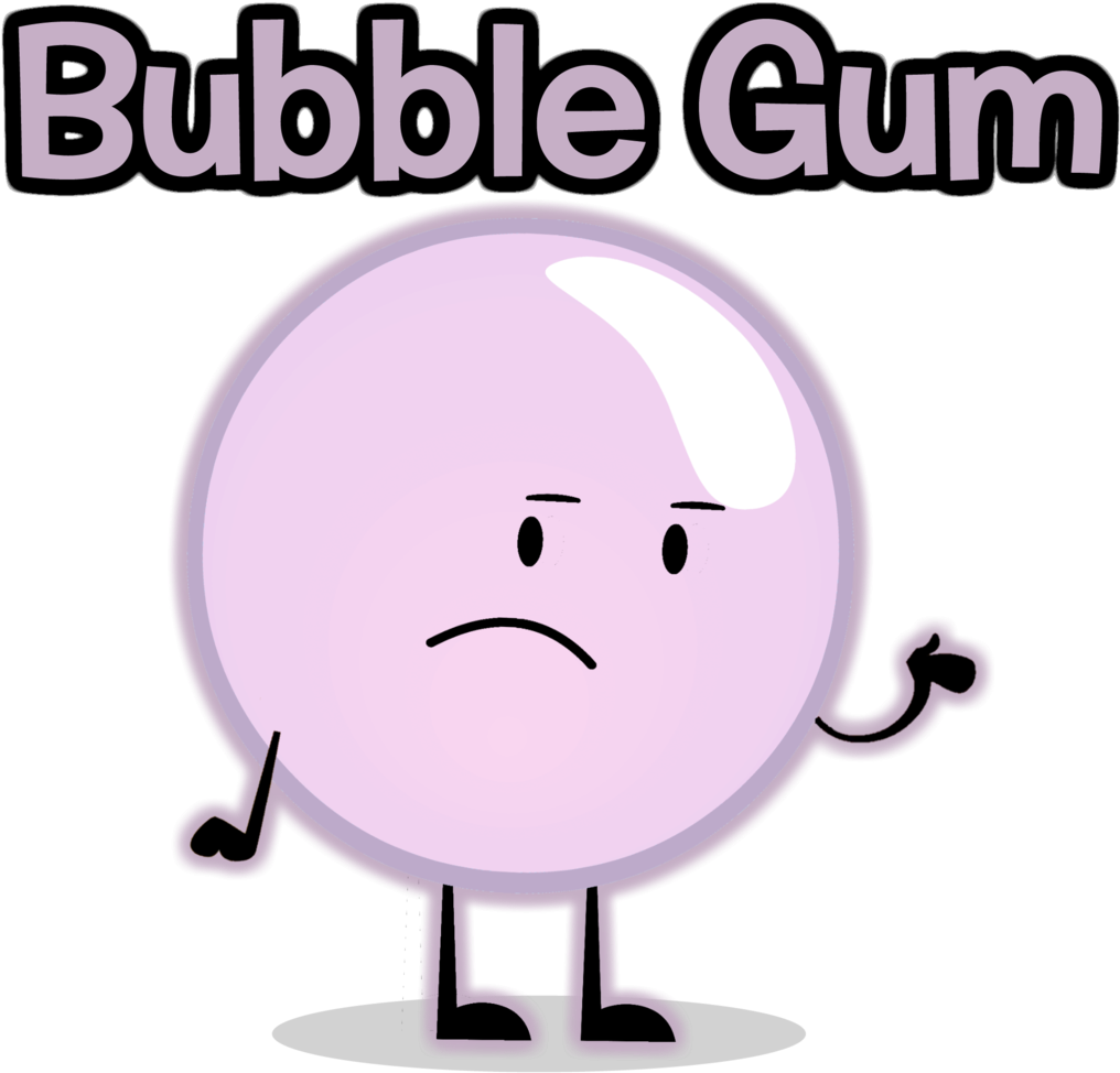 Download Transparent Bubble Gum Png - Bfdi Bubble Gum - ClipartKey
