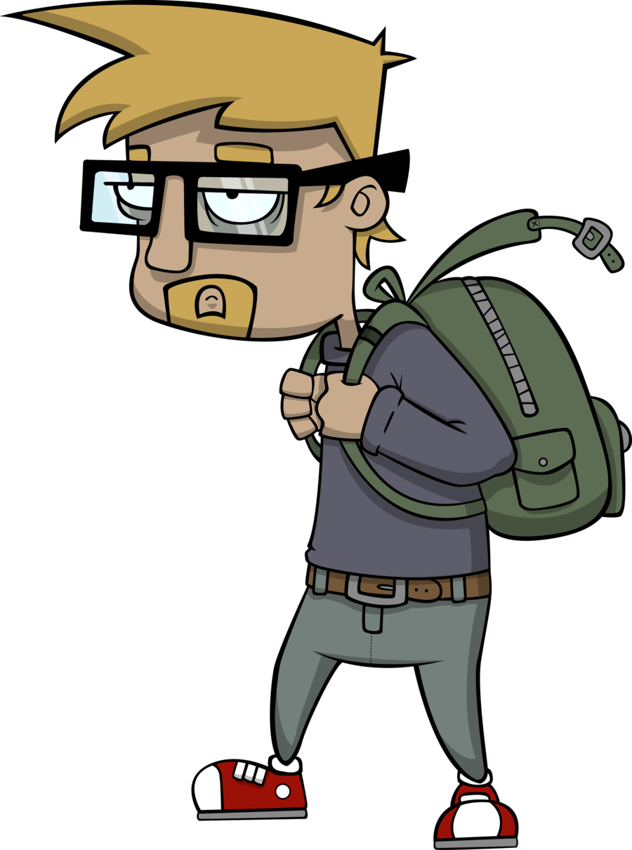 Download Nerd Cartoons - ClipartKey