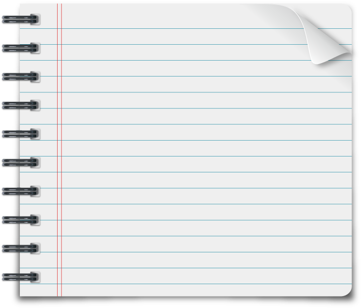 Download Paper Transparent Notepad Png - ClipartKey