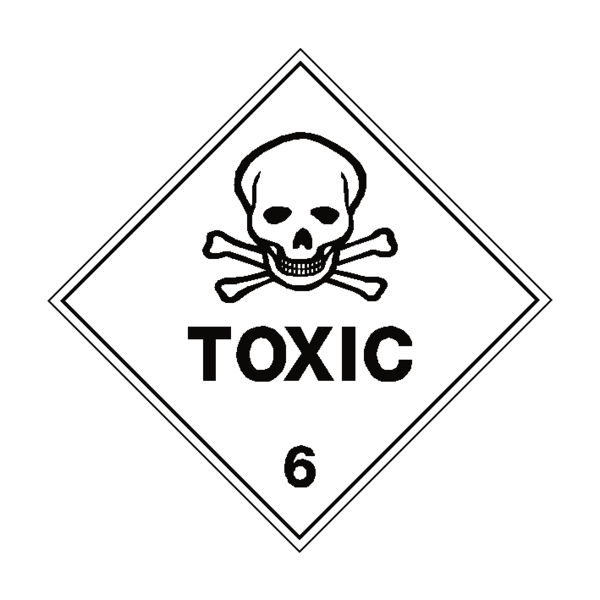 Download Transparent Toxic Sign Png - Toxic Gases Sign - ClipartKey