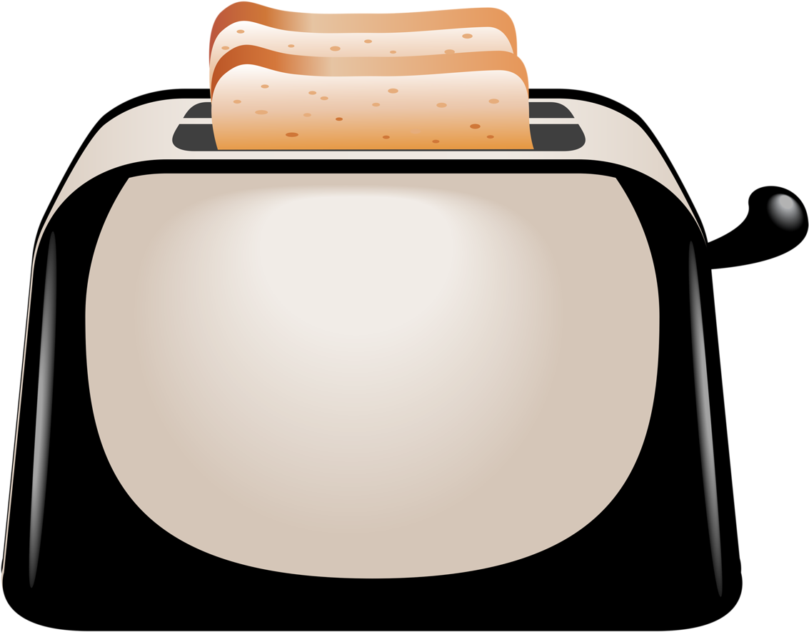 Download Transparent Kitchen Clip Art - Toaster Clip Art Png - ClipartKey