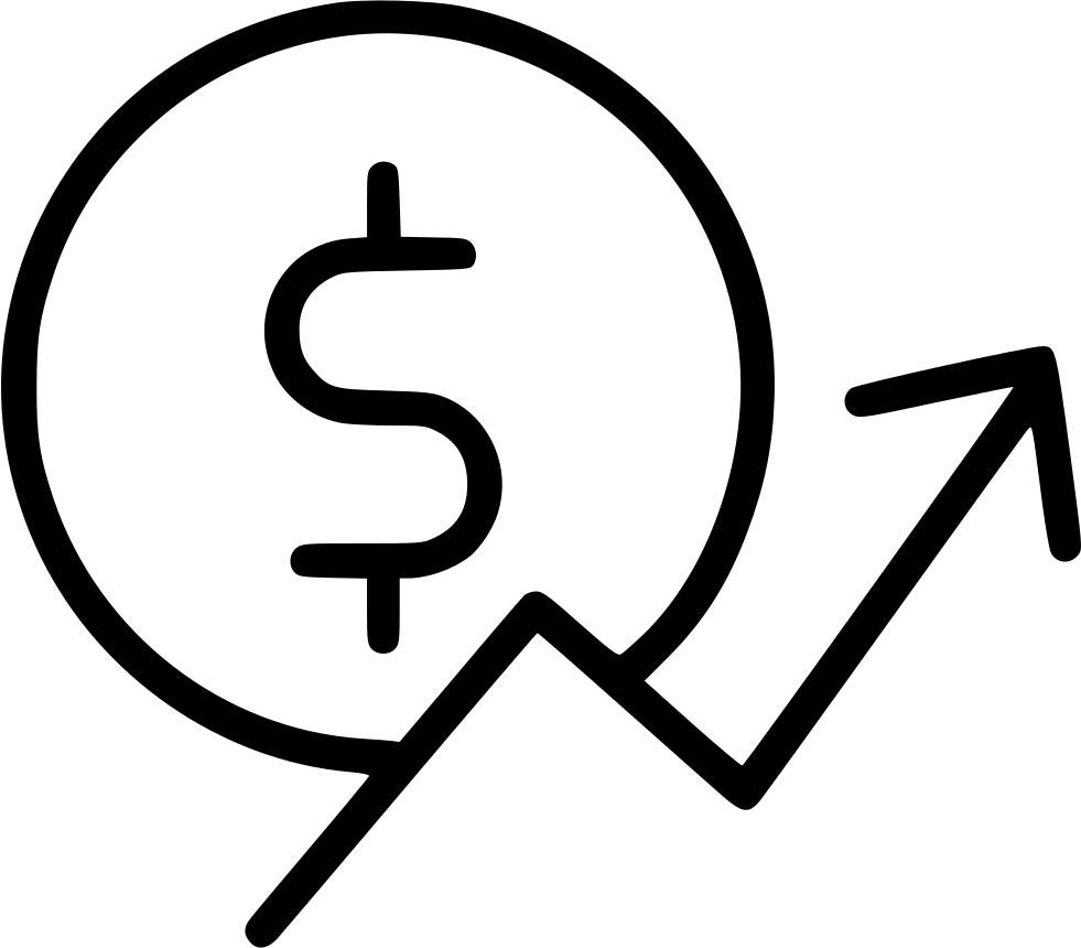 Download Transparent Dollar Signs Clip Art - Money Increase Png ...