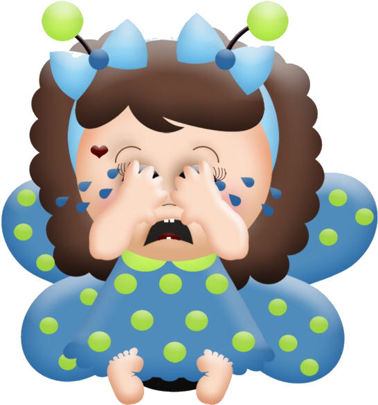 Download Ladybug Crying Girl - ClipartKey