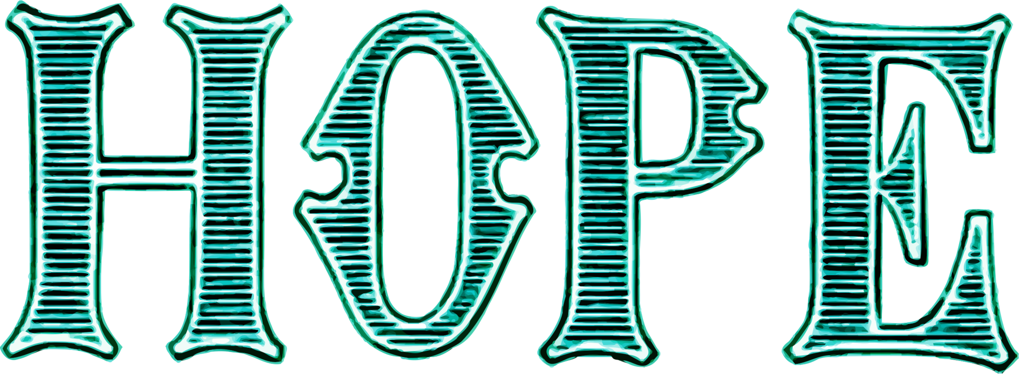 Download Text,symbol,green - Hope Transparent Background Clipart ...