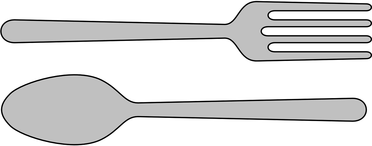 Download Transparent Spoon Vector Png - Clip Art Fork And Spoon ...