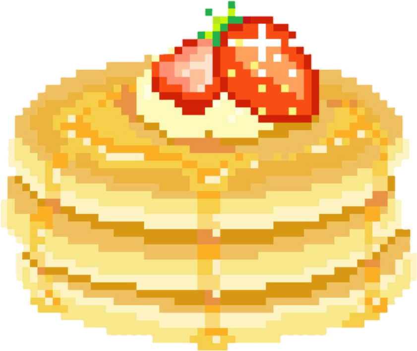 Download Pancake Clipart Tumblur - Pancake Pixel Art Png - ClipartKey