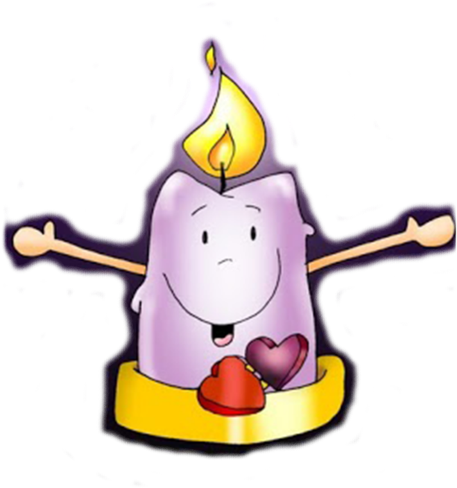 Download Candle Flame Cartoon Drawing Advent - Adviento Png - ClipartKey