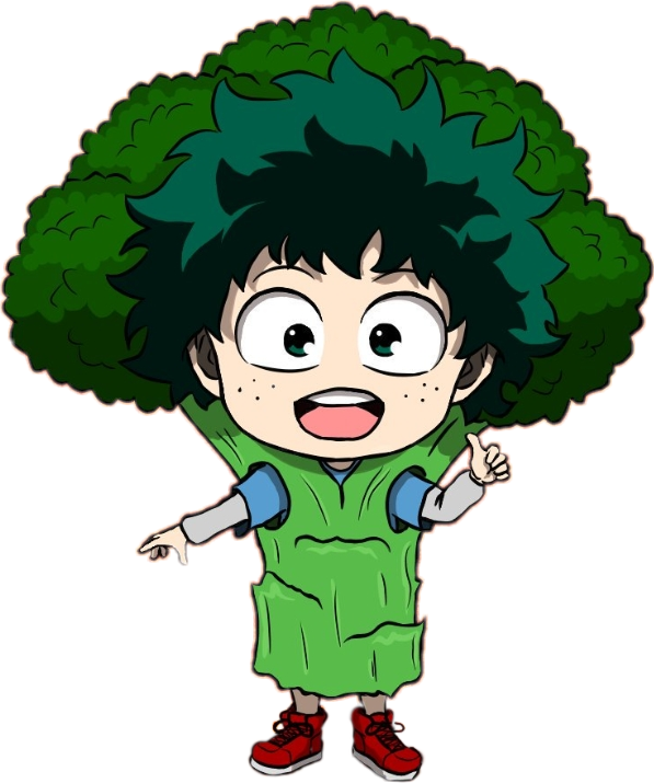 Download Broccoli Boii Uwu - My Hero Academia Broccoli - ClipartKey