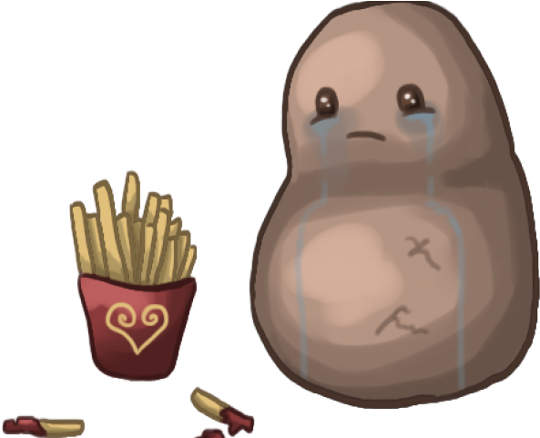 Download Sad Potato Png - ClipartKey