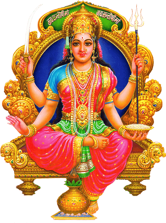 Download Mata Ji Png - Santoshi Mata Png - ClipartKey