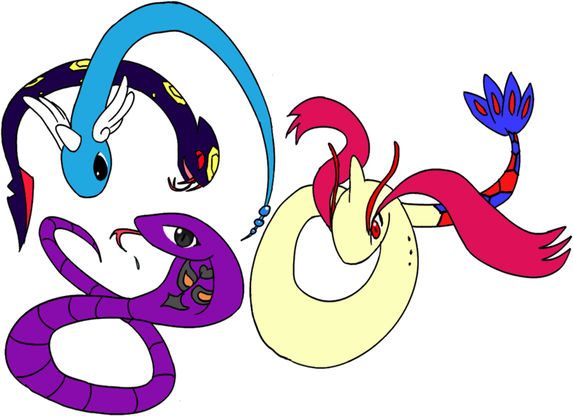 Download Snake Pokemon By Livinlovindude - Yellow Red And Blue Snake ...