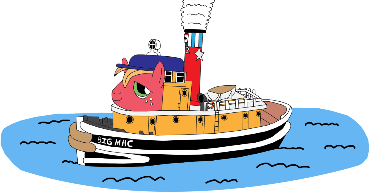 Download Transparent Riverboat Clipart - Tugs Mlp - ClipartKey