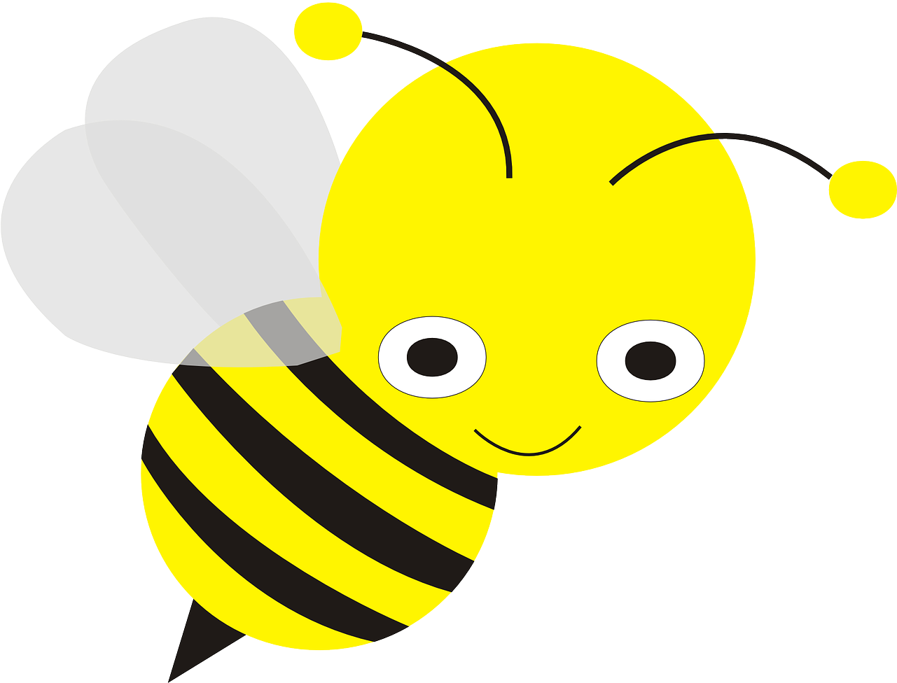 Download Transparent Bee Png - Free Clipart Bee Transparent Background ...