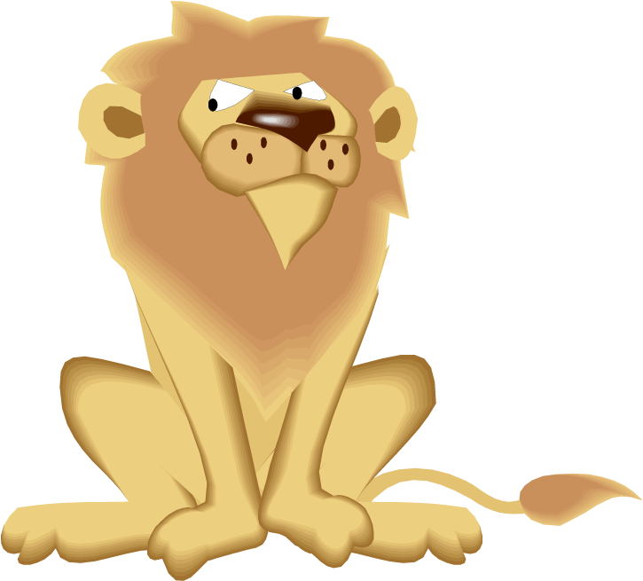 Download Dear Zoo Animals Lion - ClipartKey