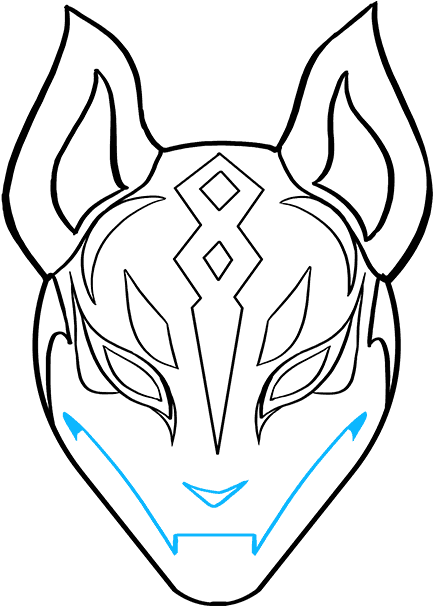 Download How To Draw Drift Mask From Fortnite - Fortnite Drift Mask ...