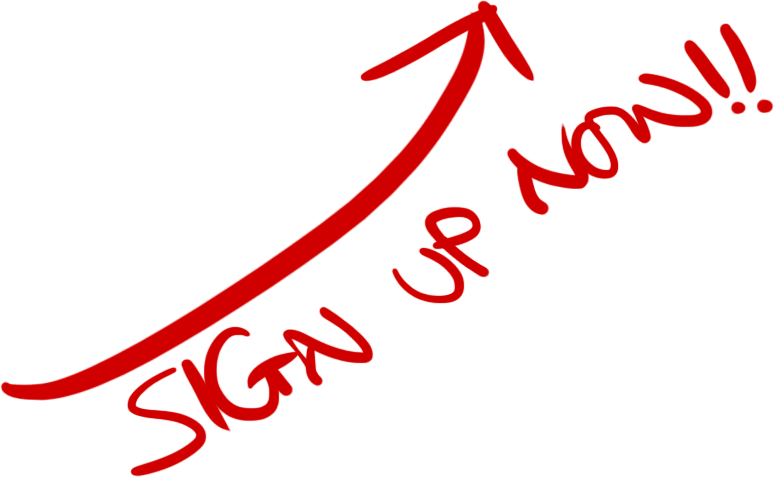 Download Sign Up Here Arrow - ClipartKey