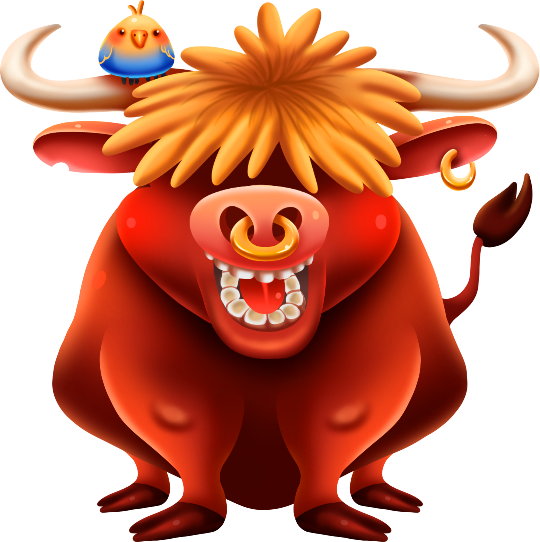 Download Bull From Jogo Do Bicho - Cartoon - ClipartKey