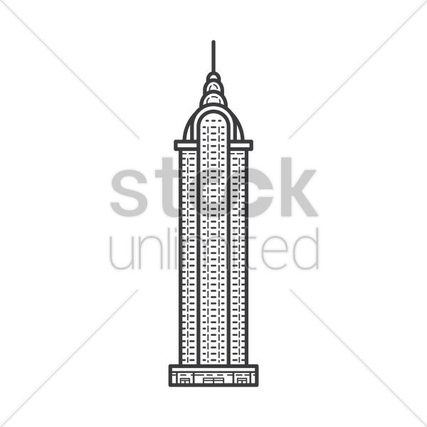 Download The Empire State Building Vector Image - Design - ClipartKey