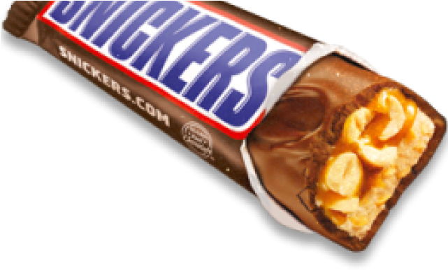 Download Partially Unwrapped Snickers Bar - ClipartKey