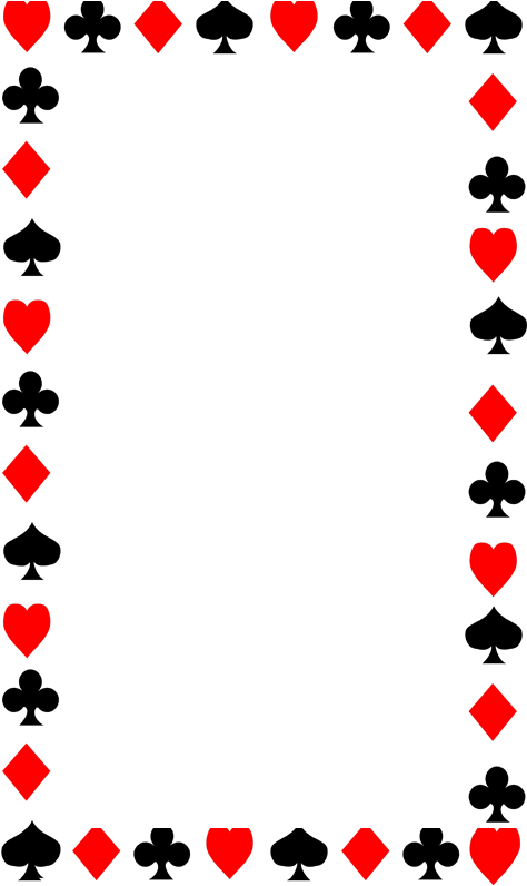 Download Clip Art Casino Border Clip Art - Playing Cards Clipart Border ...