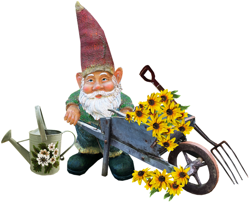 Download Transparent Garden Gnome - ClipartKey