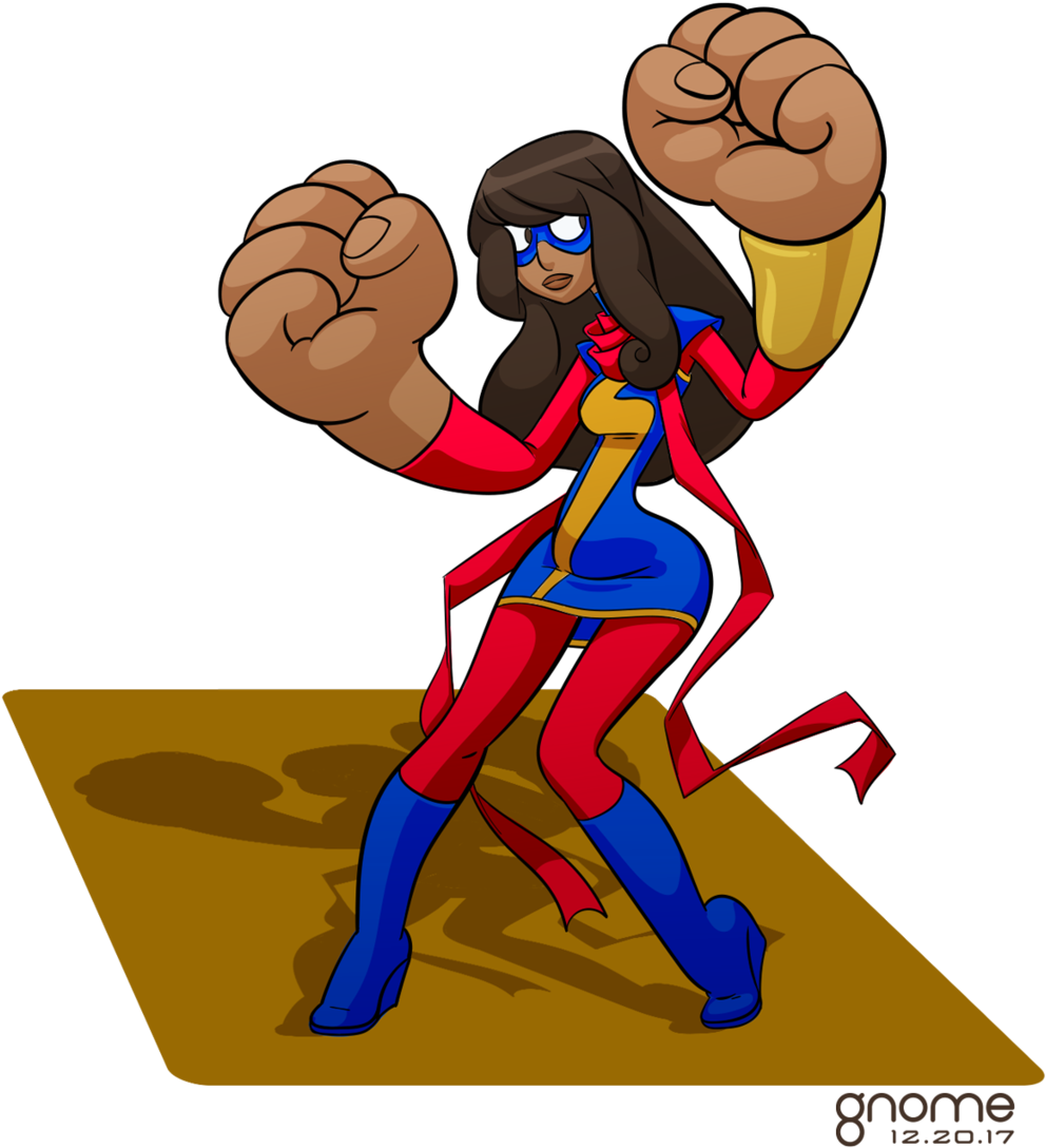 Download Basketball Seams Clipart - Body Inflation Ms Marvel - ClipartKey