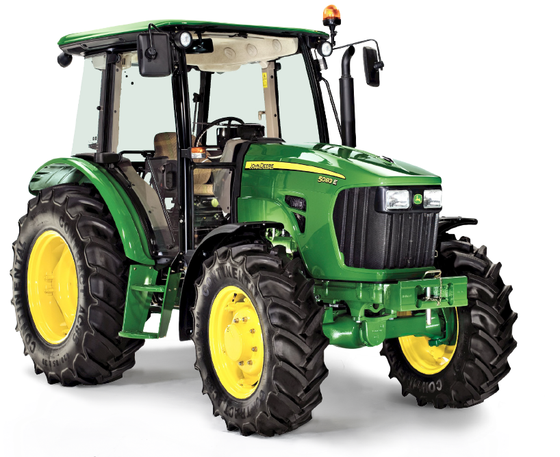 Download Transparent Green Tractor Clipart - John Deere 5095e Tractor ...
