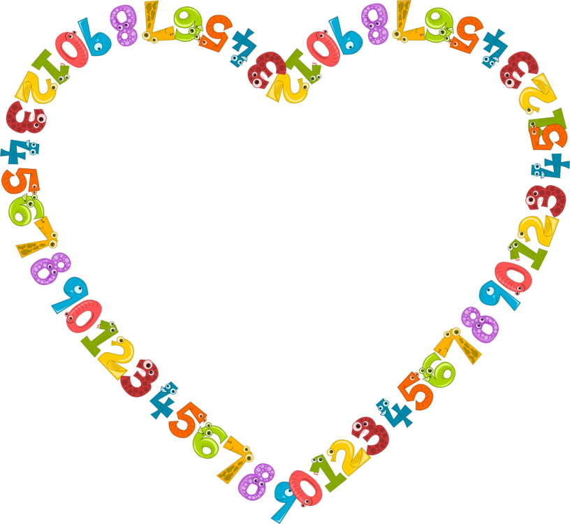 Download Clip Art Counting Numbers Clipart - Numbers Border Png ...