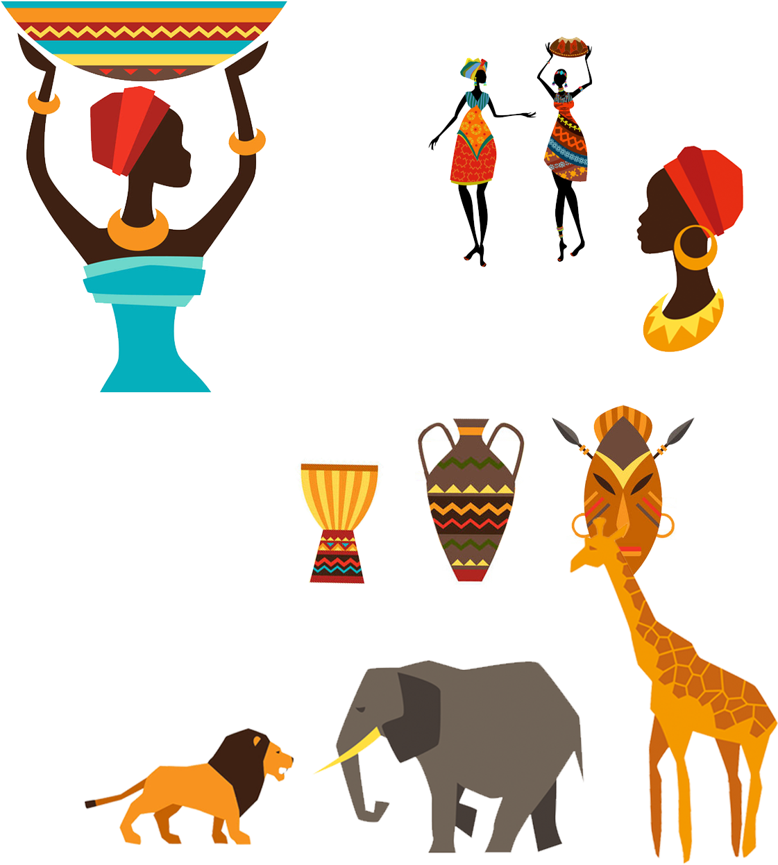 Download Africa Clip Art - Africa Dibujo - ClipartKey