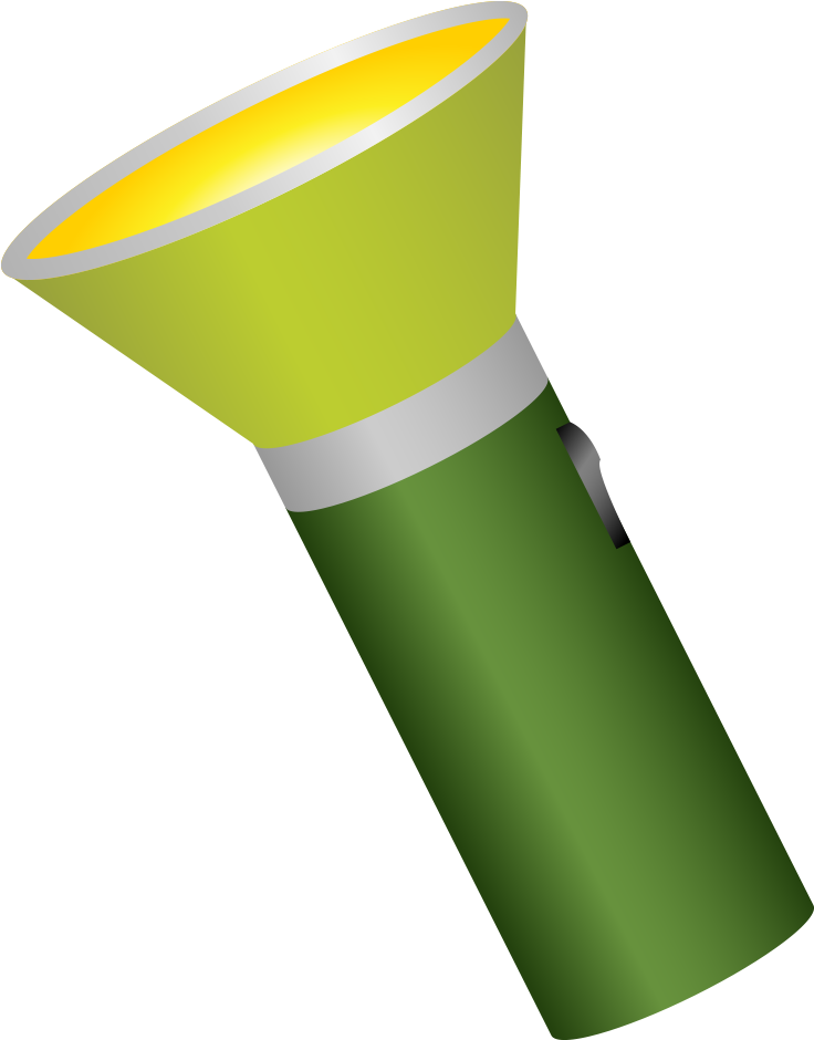 Download Flashlight Cartoon Png Image High Quality Clipart - Flashlight ...