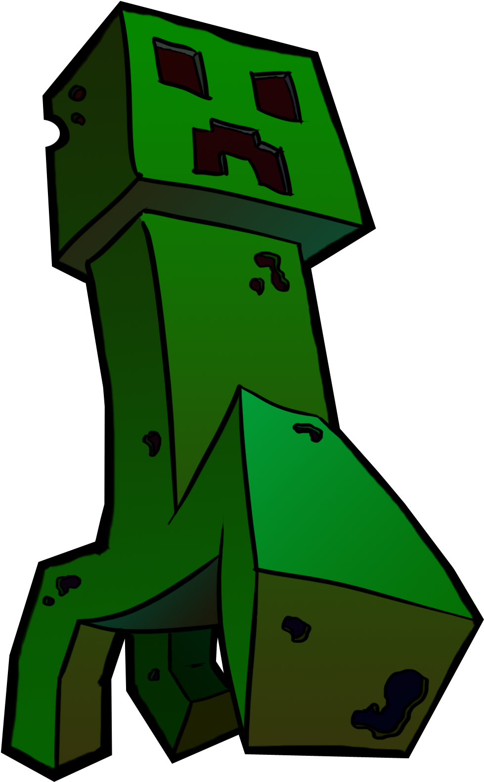 Download Creeper Minecraft Png - Creeper Minecraft Em Png - ClipartKey