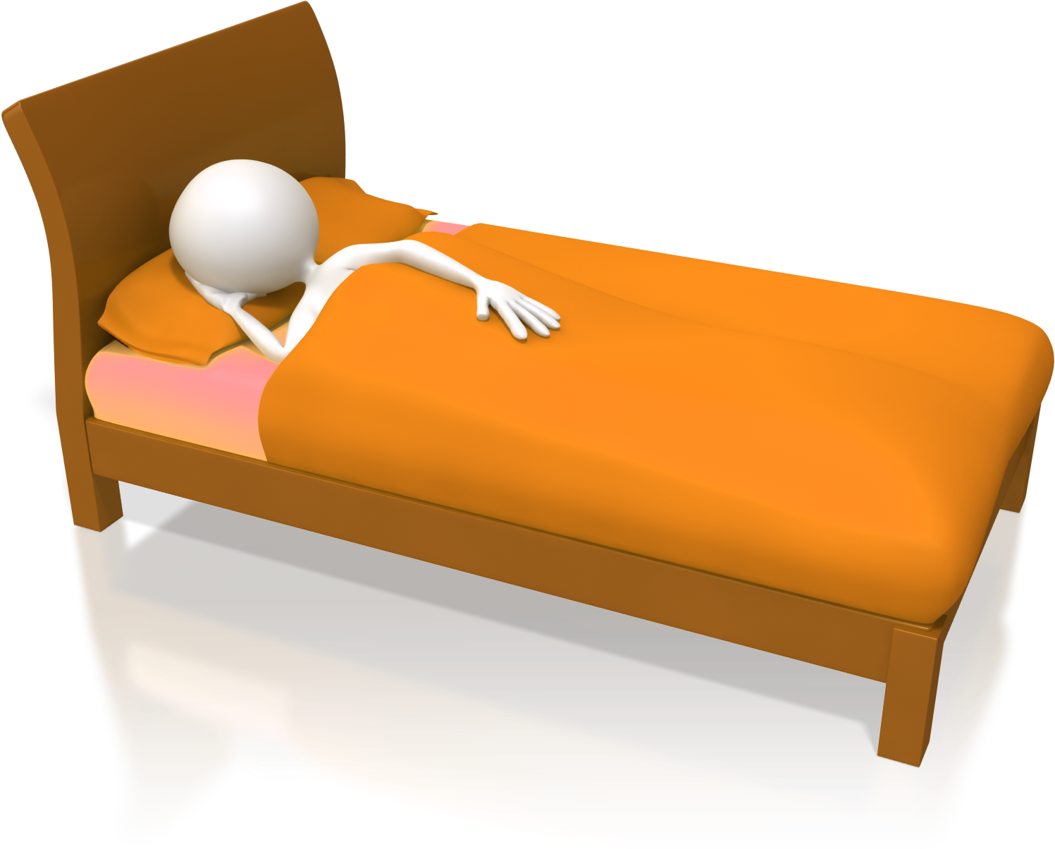 Download Sleeping In Bed Png - ClipartKey