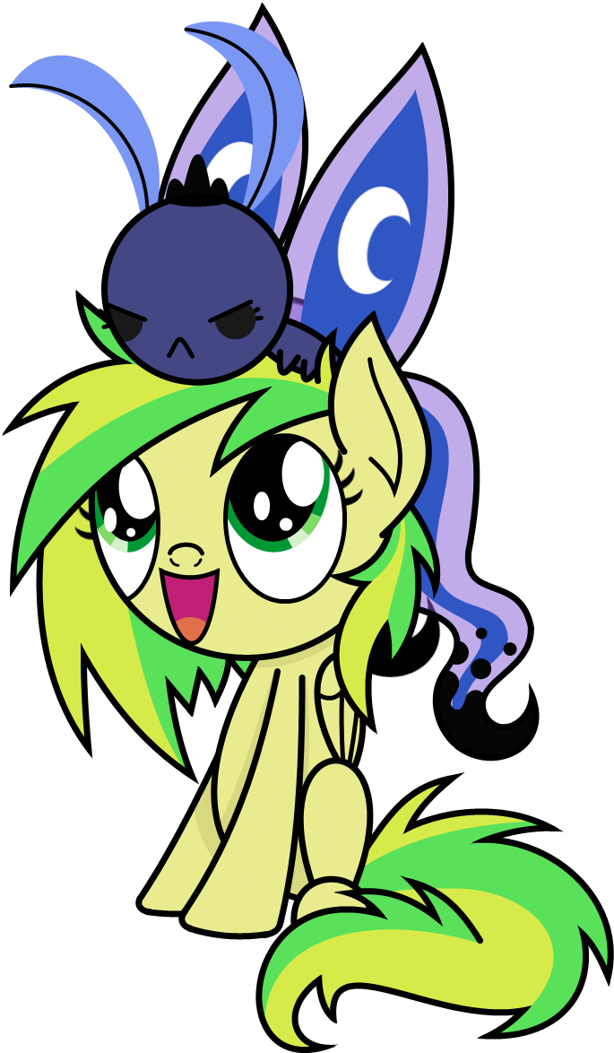 Download Luna Moth By Cuttycommando-d5gpxac - Mlp Luna Moth - ClipartKey