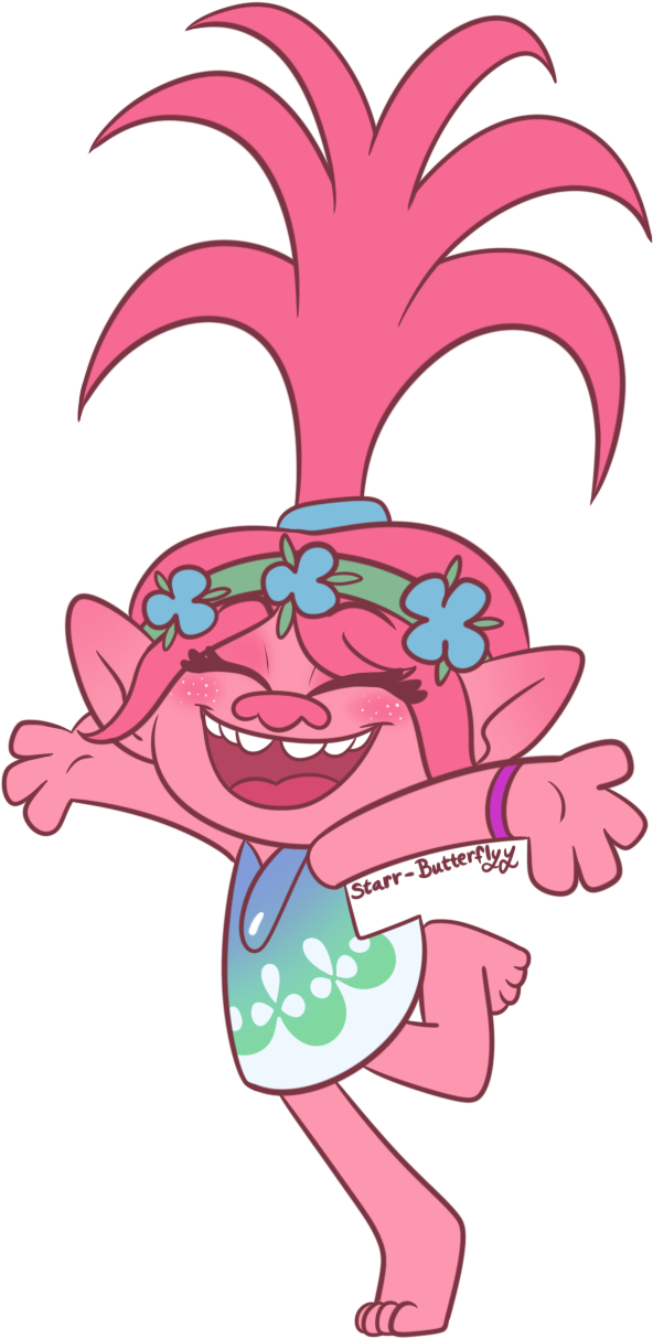 Download Princess Poppy Clear Clipart Trolls - ClipartKey