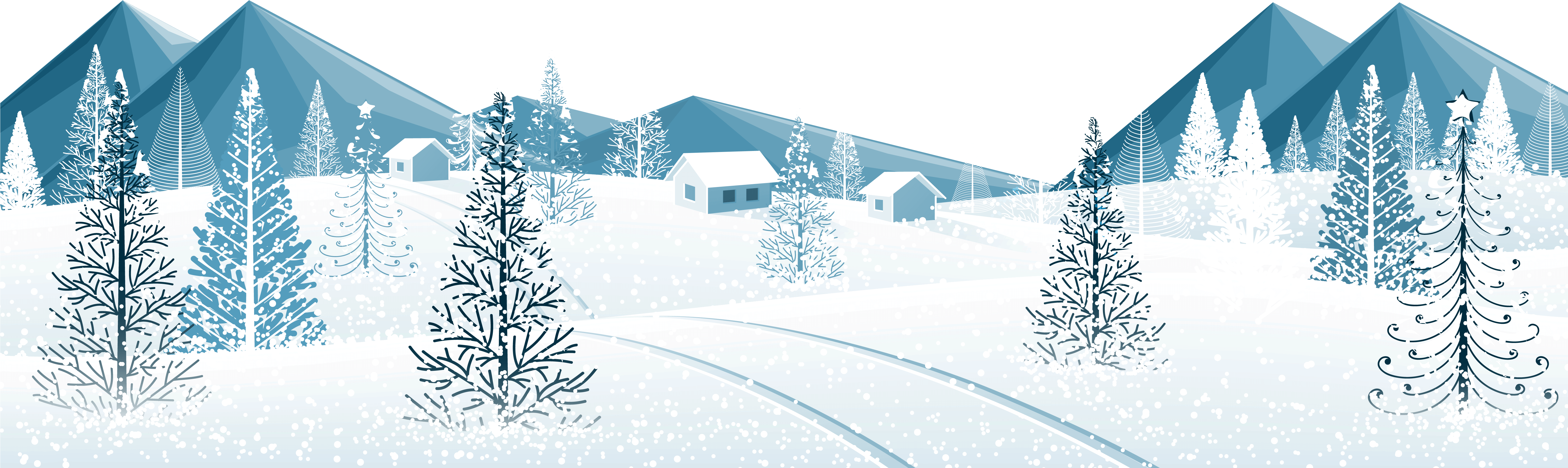 Download Winter Ground With Trees Png Clipart Image - Snow Transparent ...