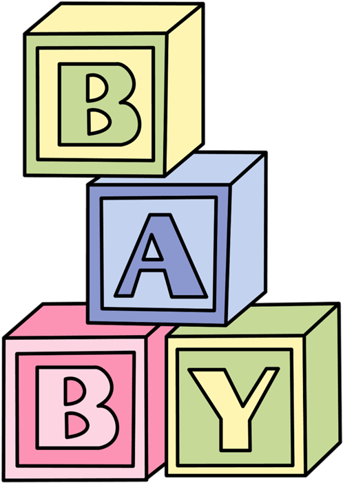 Download Transparent Background Baby Blocks Clip Art - ClipartKey